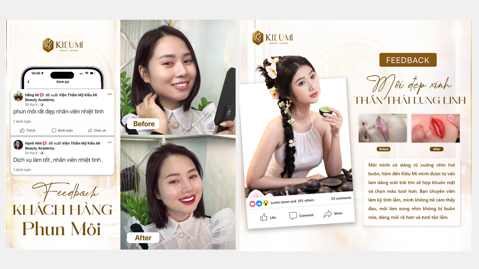 Bí Quyết Phun Môi Từ Kiều Mi Beauty Giúp Bạn Có Đôi Môi Hoàn Hảo “Như Mơ”